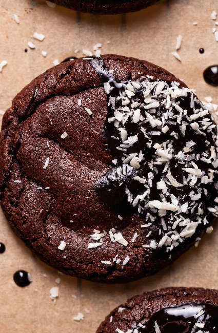 Chocolate Fudge Lamington Cookies | Domino® Sugar